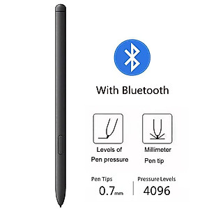Galaxy Tab S7 Stylus Pen (WithBluetooth) Replacement for Samsung Galaxy Tab S7 / S7+ Plus (EJ-PT870) Tab S8/S8 Plus/S8 Ultra Tab S9/S9 Plus/S9 Ultra All Versions Stylus Touch S Pen with Tips