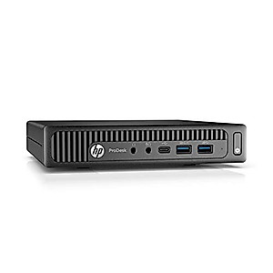 HP ProDesk 600-G2 Mini Desktop, Intel Core i3-6100T, 3.2GHz, 3MB Cache Dual-Core, 16GB DDR4 (Supports up to 32GB), 256GB Solid State Drive, Win10Pro (Renewed)