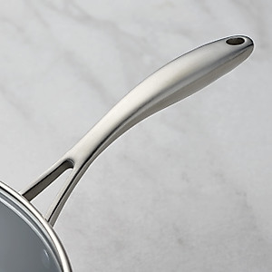 Tramontina Covered Deep Sauté Pan Hard Anodized 5.5 Qt