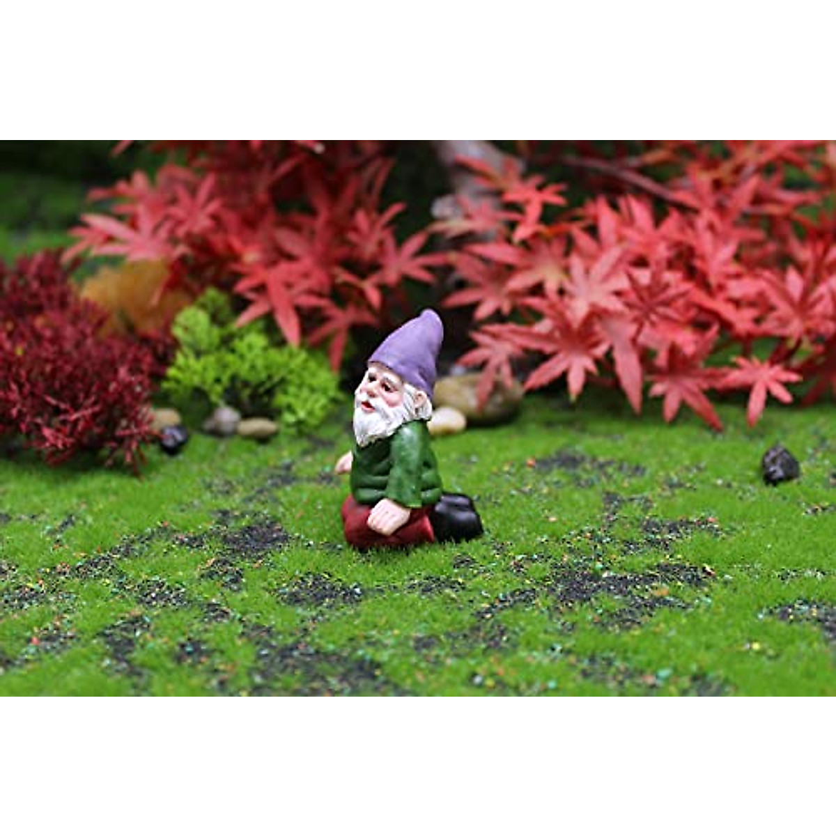 YARCHONN Miniature Garden Gnomes Ornament Outdoor, Resin Elf Statue, Funny Gnome Fairy Garden Accessories for Patio, Yard, Lawn or Home Garden Decorations, (6PK Drunking Theme)