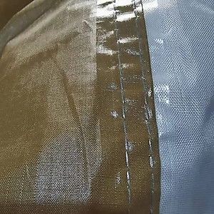 MCETO Camping 3 Aluminium Pole 1 Person Backpacking Tent, Lightweight Bivy Sack Waterproof bivvy Military Sleeping bag Cover for Bushcraft Adventure (Brown)