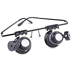 YUTR 10X Magnification Handheld Magnifier - Magnifying Glass for Reading, Coins, Magnifier for Kids and Old