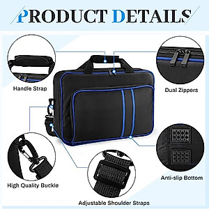 Carrying Case for PS5, Carrying Case Travel Bag Compatible with PlayStation 5 Console, Travel Case for PS5 Console Digital, Disk Edition, Controller, Stand, Game Cards