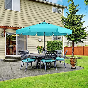 ABCCANOPY Premium Patio Umbrellas 9' Turquoise
