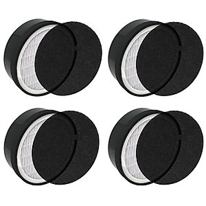 Fette Filter - Premium H13 True HEPA Replacement Filter compatible with Levoit Air Purifier LV-H132 Also Compatiable with other select Air Purifiers see listing for details Pack of 4
