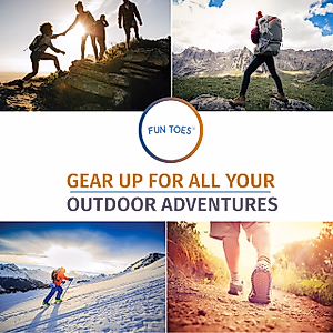 FUN TOES Merino Wool Ankle Socks 6 Pairs Arch Support and Cushioning Heel to Toe Reinforcement Ideal for Hiking (Grey, Men 10-13)