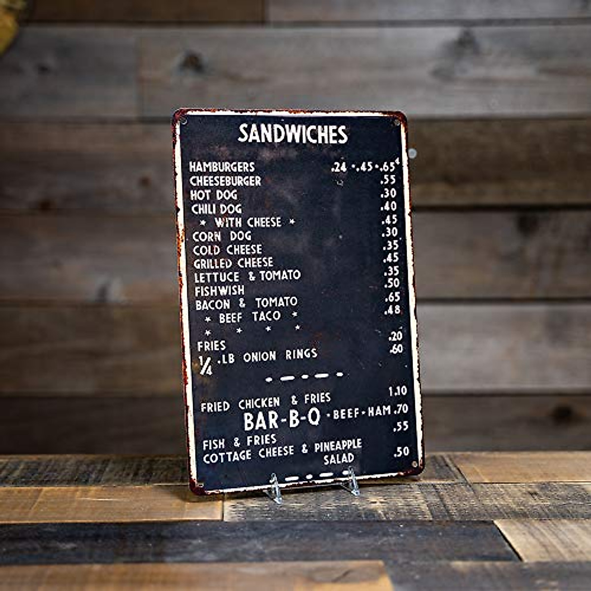 1940's Diner Menu Sign Restaurant Decor Diner Signs 50s Decoration Retro Home Vintage Plaque Wall Art Tin Kitchen Lunch Gift 8x12 Metal 208120068015