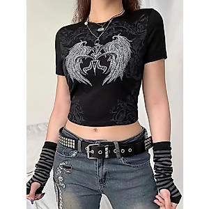 Ulekuke Metal Punk Rock Rivet Studded Belt for Women Men, Gothic Belt with Bright Pyramid Studs(Black)