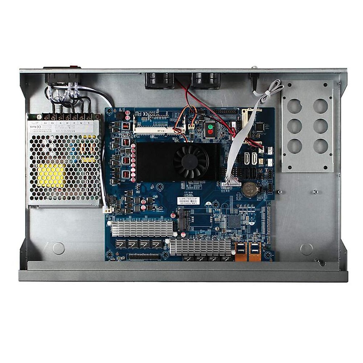 1U Rackmount Firewall Hardware, VPN, Network Security Appliance, Router PC, Intel Atom D525, RS02, 4 x Intel Gigabit LAN/2USB/COM/VGA/Fan,(4G RAM/32G SSD)