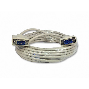 Your Cable Store 25 Foot DB9 9-Pin Serial Cable Male/Male RS232