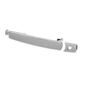 Exterior Chrome Door Handle Front Left Driver Side with Keyhole | Without Smart Key | for 2003-2008 Infiniti FX35 FX45, 2003-2007 Nissan Murano, 2008-2013 Rogue | Replaces# 80640-CA012, 80640CA012