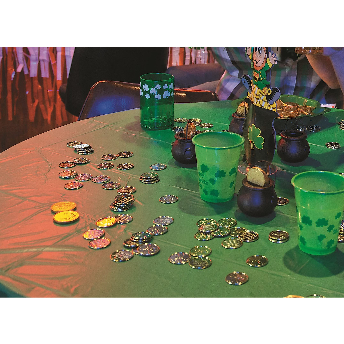 Fun Express 1 Dozen Mini Cauldron Kettles, BPA Free Plastic, St. Patrick's Day, Halloween, Bachelorette Parties, Witches and Wizards, Birthday, Baby Showers Party Decoration Supplies, Black