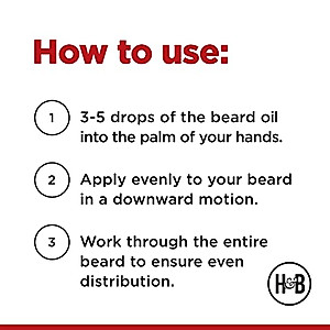 Hawkins & Brimble - Beard Oil for Men, 50ml - Promotes Beard Growth Oil for Grooming, Styling, Softener, Repair and Nourishing - Argan and Olive oil - Beard Care Routine with Shea Butter and Vitamin E