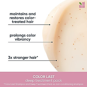 BIOLAGE ColorLast Deep Treatment Pack - Mutli-Use Hair Mask That Helps Maintain Hair Color, Vegan & Paraben-Free, 3.4 Fl Oz