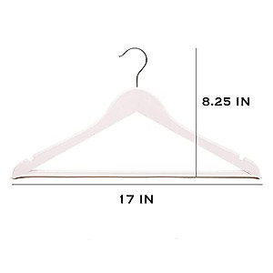 IKEA Hanger Wood Clothes Coat (8 Pack) White Bumerang