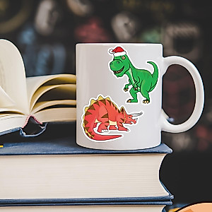 Dinosaur Stickers 100 Pcs Waterproof Vinyl Stickers for Water Bottles 2