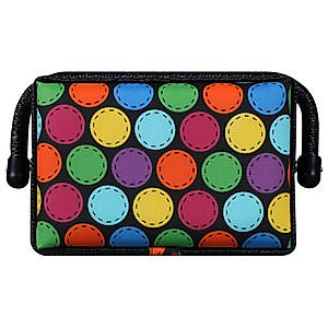 SINGER Polka Dot Small Sewing Basket with Sewing Kit Accessories