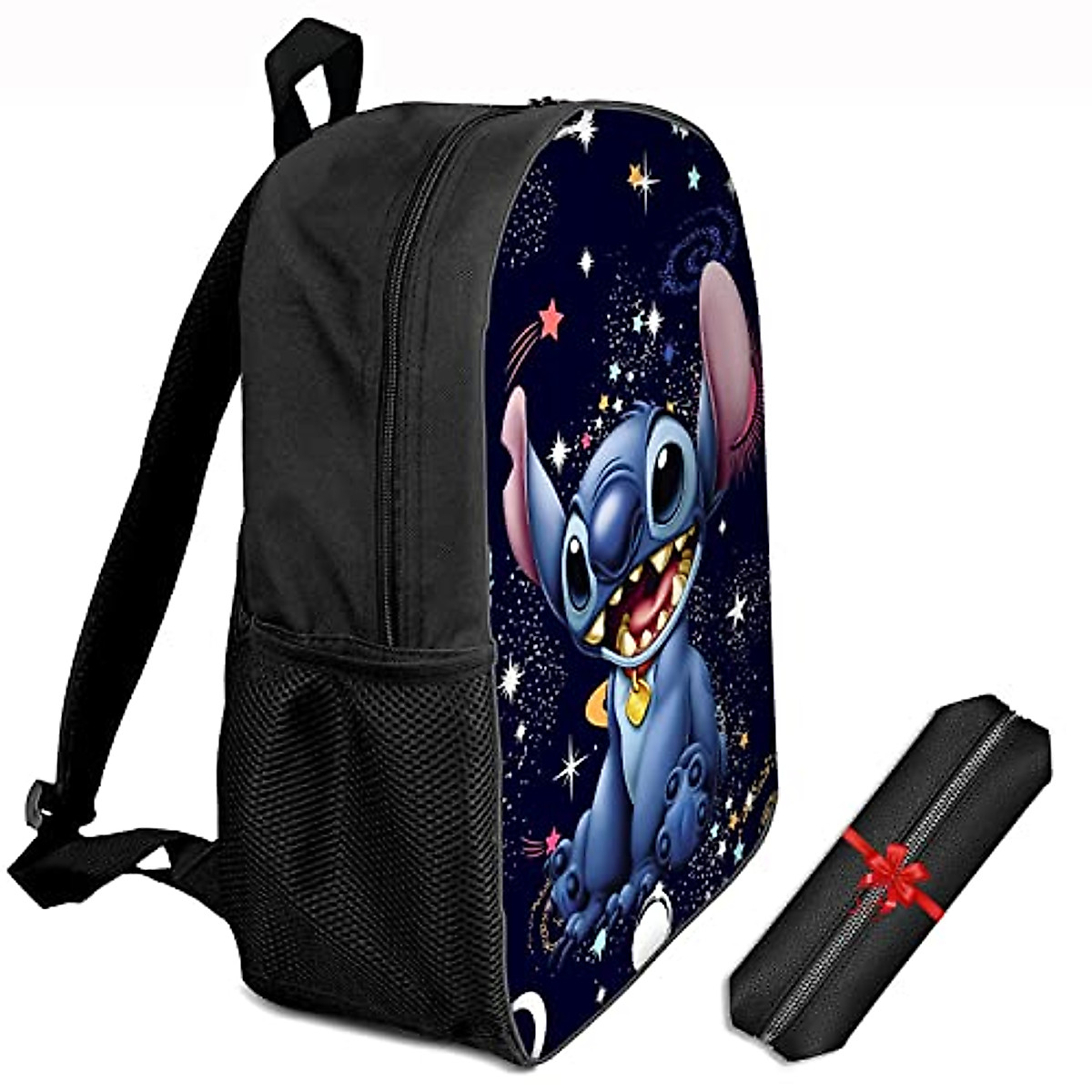 survacy Cartoon Backpack Lightweight Large Capacity Travel Laptop Backpack Bookbags Daypack with Pencil Case -2