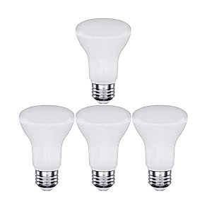 CTKcom 7W BR20 LED Light Bulb (4 Pack)- 2.5 inch 65W Equivalent Indoor/Outdoor Lighting Super Bright 6000K Daylight White 120° Beam Angle LED Indoor Flood Light Bulbs,UL Listed,E26 Base