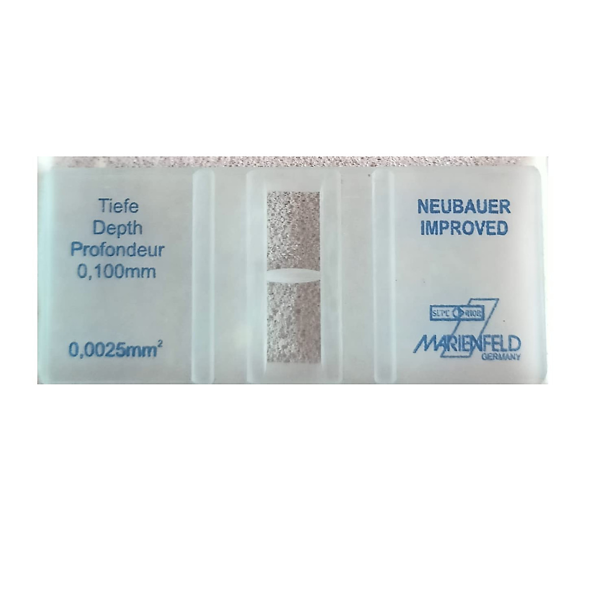 Cell Counting Chamber Brightline 06 100 10 Neubauer Improved MarienfeId lab cellware