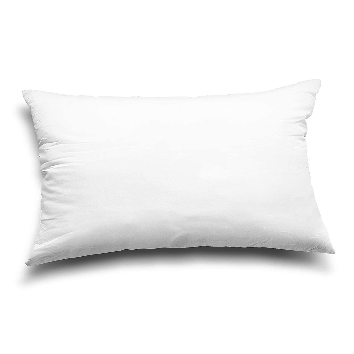 EDOW Throw Pillow Insert, Lightweight Soft Polyester Down Alternative Decorative Pillow, Sham Stuffer, Machine Washable. (White, 12x20)