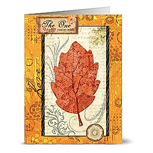 Note Card Cafe Christmas Greeting Card Set with Envelopes | 72 Pack | Blank Inside, Glossy Finish | Fall Blessings | Bulk Set for Greeting Cards, Occasions, Birthdays