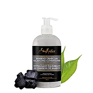 Shea Moisture Moisture African Black Soap Bamboo Charcoal Deep Balancing Conditioner Unisex Conditioner 13 Fl Oz (Pack of 1)