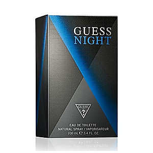 Guess Night Eau de Toilette Spray for Men, 3.4 Ounce