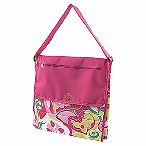 Storage Studios Macbeth Portable Craft Station Tote, 1.5 x 16 x 14.75 Inches, Pink, White, Yellow, and Green (CH93546)