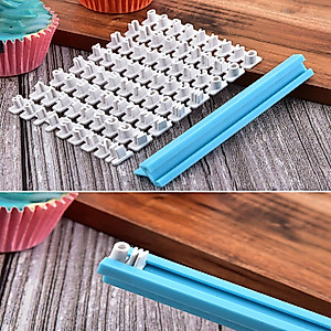 YouU Alphabet Number Cookie Biscuit Letter Stamp Alphabet Cookie Stamp Set for Cookie Decorations Embosser Cutter Fondant DIY Tool