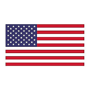 FashionTats American Flag Temporary Tattoos | Pack of 25 | JULY 4th - Labor Day - Memorial Day - Olympics - Soccer | Skin Safe | MADE IN THE USA | Removable