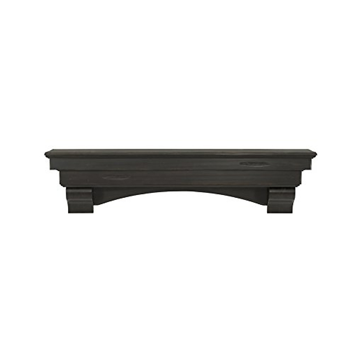 Pearl Mantels 497-60-20 Celeste Mantel Shelf, 60", Espresso Finish