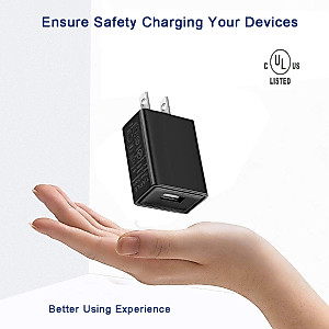 6.5ft USB Fast Charge Compatible with New Fire HD 8 10 Tablet,Fire HD8,Fire Hd10 Plus and Kids Edition, Kids Pro-2020,2021,Black…