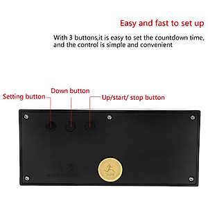 Dsxnklnd 999 Days Countdown Clock LCD Digital Screen Kitchen Timer Event Reminder for Wedding Retirement Lab Kitchen