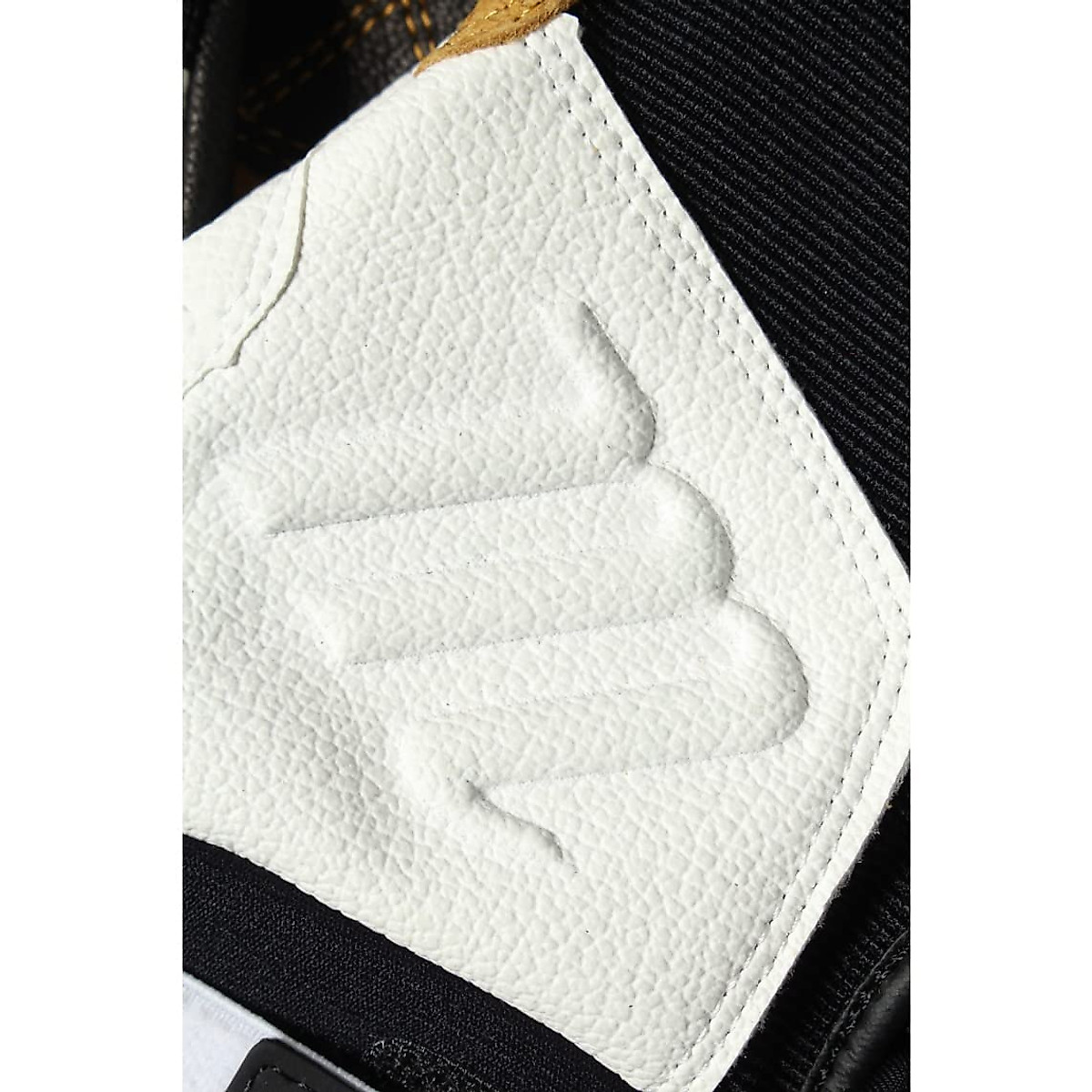 Marucci Blacksmith Full-Wrap Baseball Batting Gloves, White/Black, Adult Large
