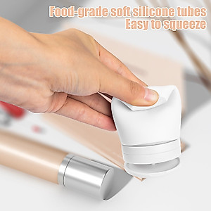 IUASZZ 2oz Travel Bottles, Silicone Travel Bottles for Toiletries, TSA Approved Small Travel Containers, Refillable Leak Proof Essentials for Shampoo Conditioner