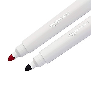 Amazon Basics Colored Markers Pack of 40, Broad Line Washable Markers, Multicolored for Drawing, School