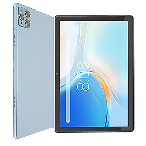 TOPINCN Gaming Tablet, 10in Tablet 5GWIFI 6G 256G Blue for Daily (Blue)