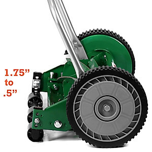 Scotts Outdoor Power Tools 304-14S 14-Inch 5-Blade Push Reel Lawn Mower, Green