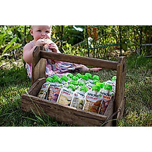 Sprout Organic Baby Food, Stage 3 Pouches, Root Veg & Beef, Creamy Veg & Chicken, Harvest Veg & Chicken Variety Pack, 4 Oz Purees (Pack of 18)