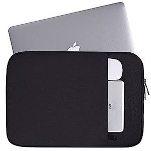 13-13.3 inch Laptop Sleeve Case for Surface Laptop 5 4 13.5, Surface Laptop Studio 14.4, Lenovo Yoga 6 13, Dell XPS 13/Dell Inspiron 13, ACER Lenovo DELL ASUS HP 13" Computer Waterpoof Bag(Black)