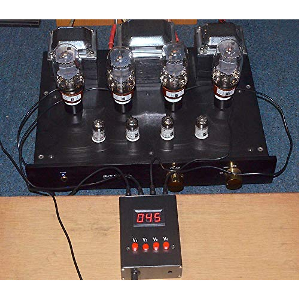 Vacuum Tube Tester Bias Probe 8pin Tube Tester Current Probe Vacuum Tube Amplifier Amptata V8 DIY Octal Vacuum Tube Checker Quad Meter for EL34 KT88 6L6 6CA7 6V6 5881 6550 KT66 KT100 KT120 mA Version