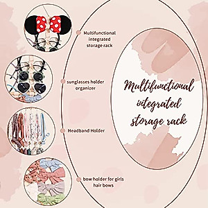 POVETIRE Headband Holder Hair Bows Organizer Baby Headbands Hair Accessories Organizer Storage Wall Hanging Decor