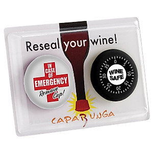 CapaBunga - The Reusable Cap for a Wine Bottle - Wine Safe & Emergency