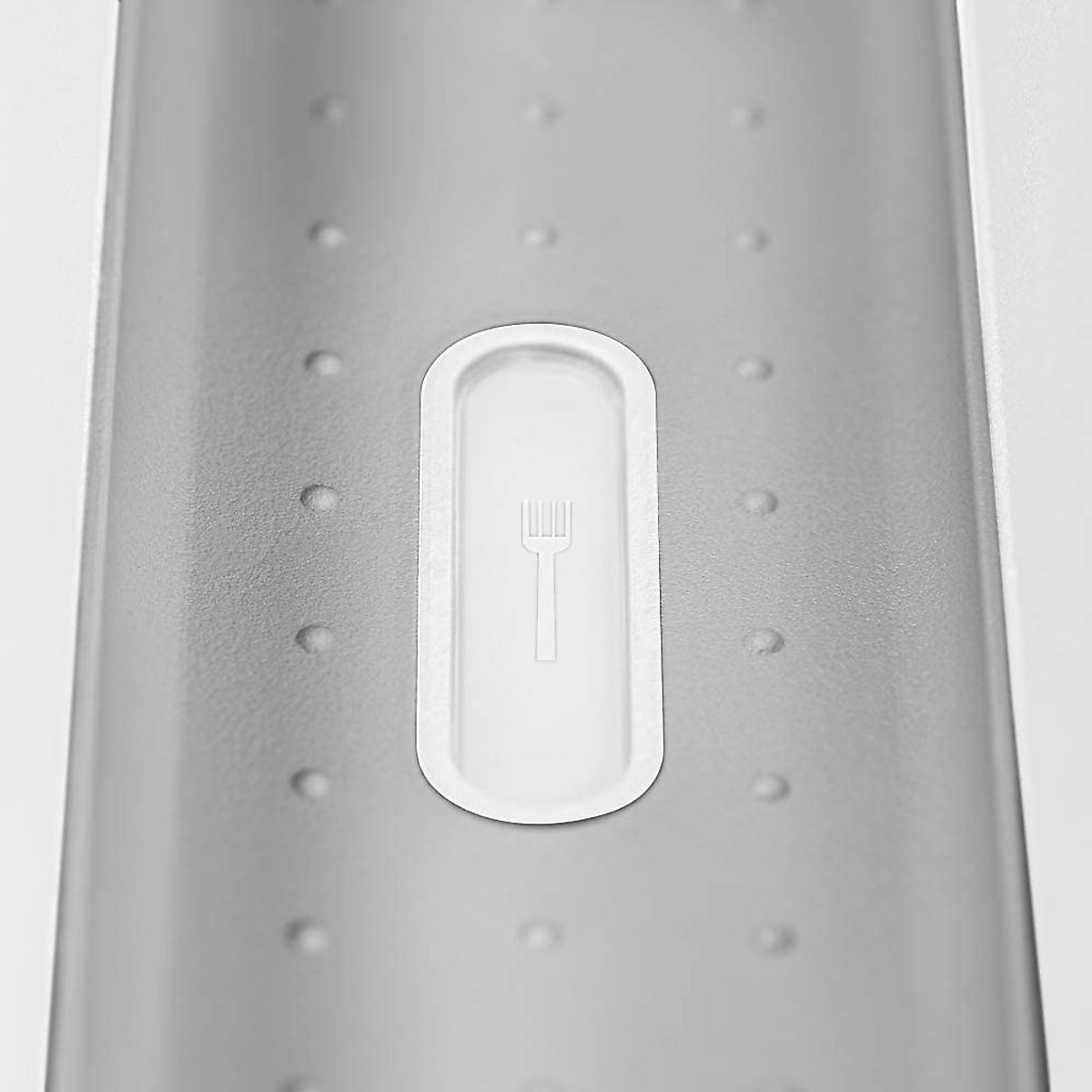madesmart White Expandable Silverware Tray Classic Collection | 8-Compartments | Icons to Help sort Flatware, Cutlery, Utensils | Soft-Grip Lining | BPA-Free