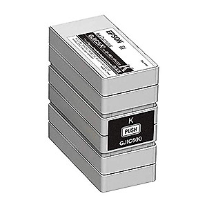 Genuine Original GJIC5 (K) Black Pigment Ink Cartridge for TM-C831 Printer C13S020563