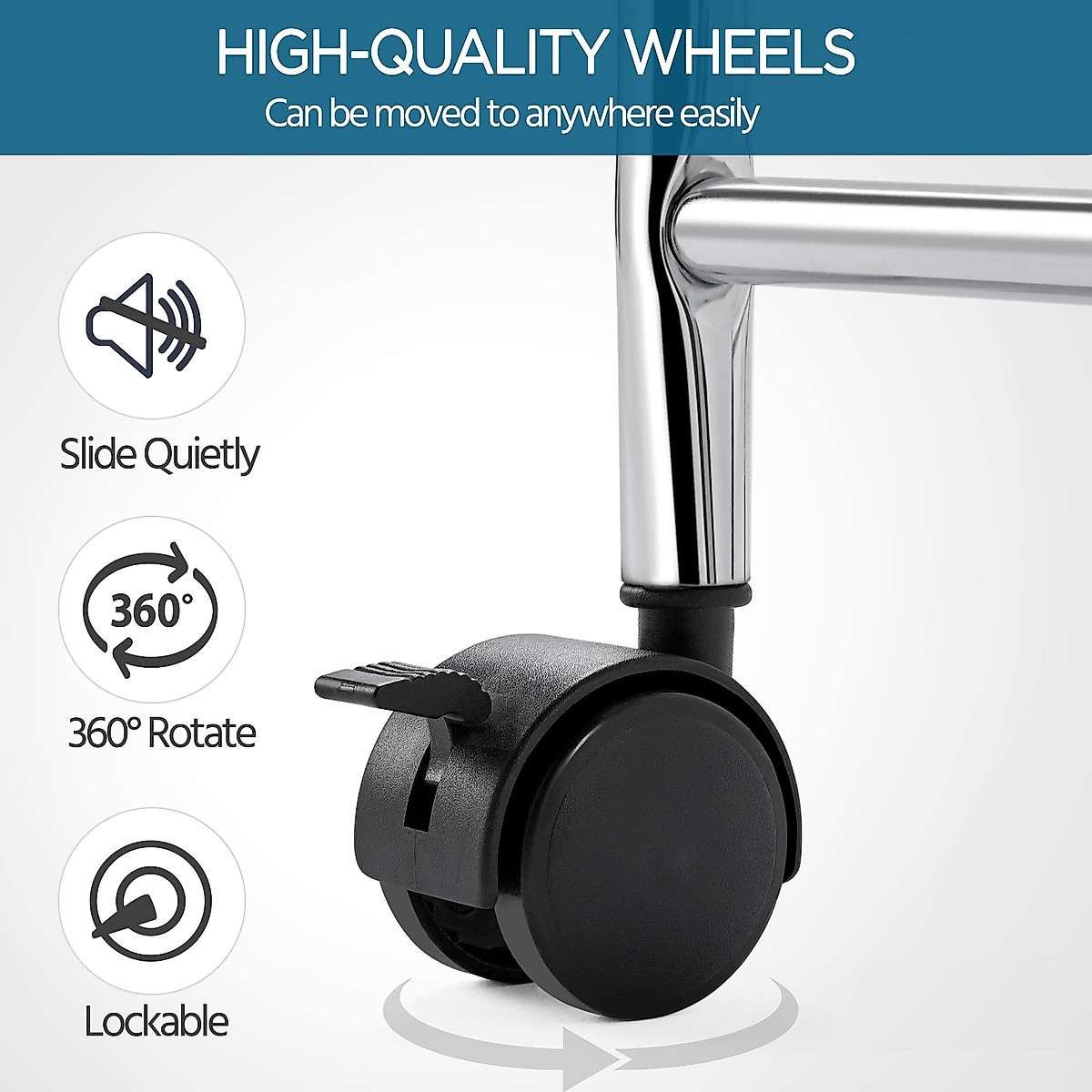 Topeakmart Utility Cart with 20 Drawers Rolling Cart Organizer Plastic Storage Drawers Craft Trolley 360 Degree Castor Wheels, Black