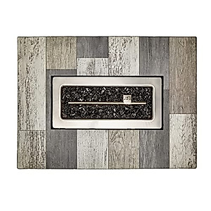 Ashton Gray 40x28” Rectangular Gas Fire Table