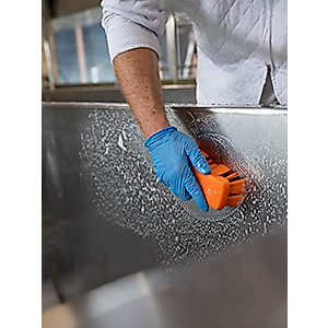 Vikan 38913 UST 6.9" Hand Brush - Stiff, Blue