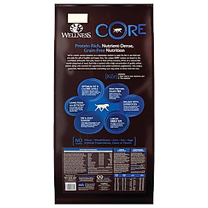Wellness CORE Natural Grain Free Large Breed Original Dry Dog Food, 24 lbs